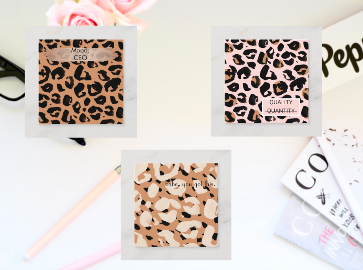 Leopard Print Pocket Cards Bundle – A Glittery Life Plans