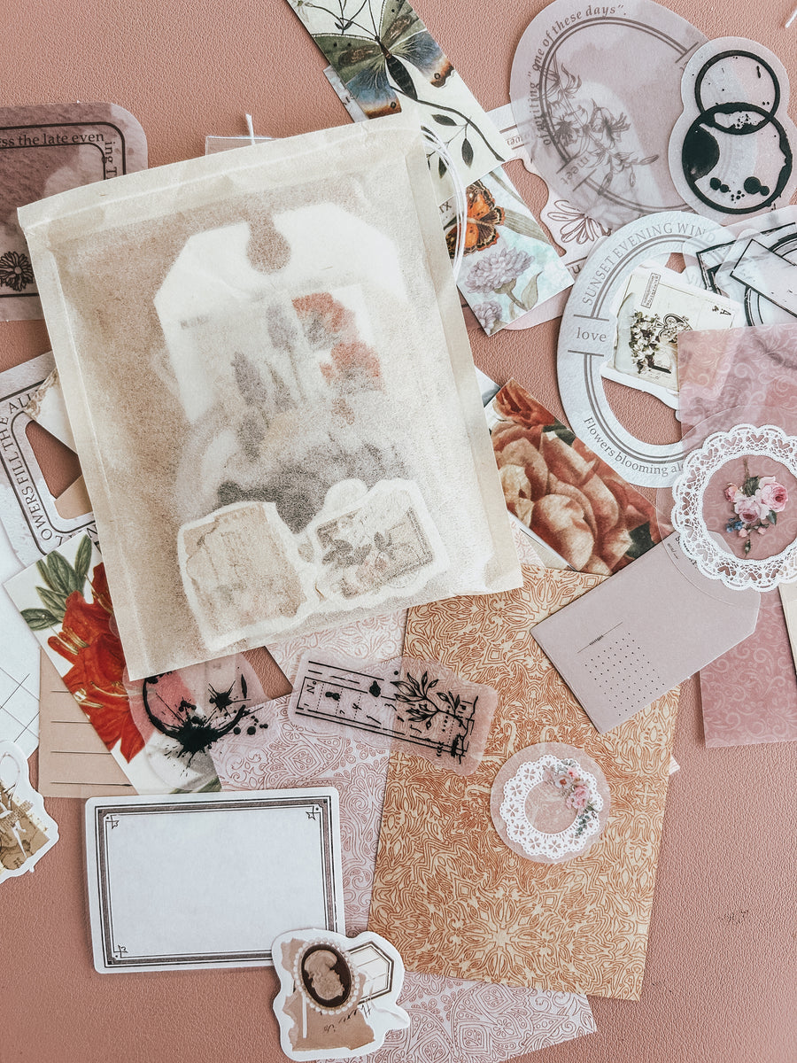 Botanical Journaling Ephemera Bag – A Glittery Life Plans